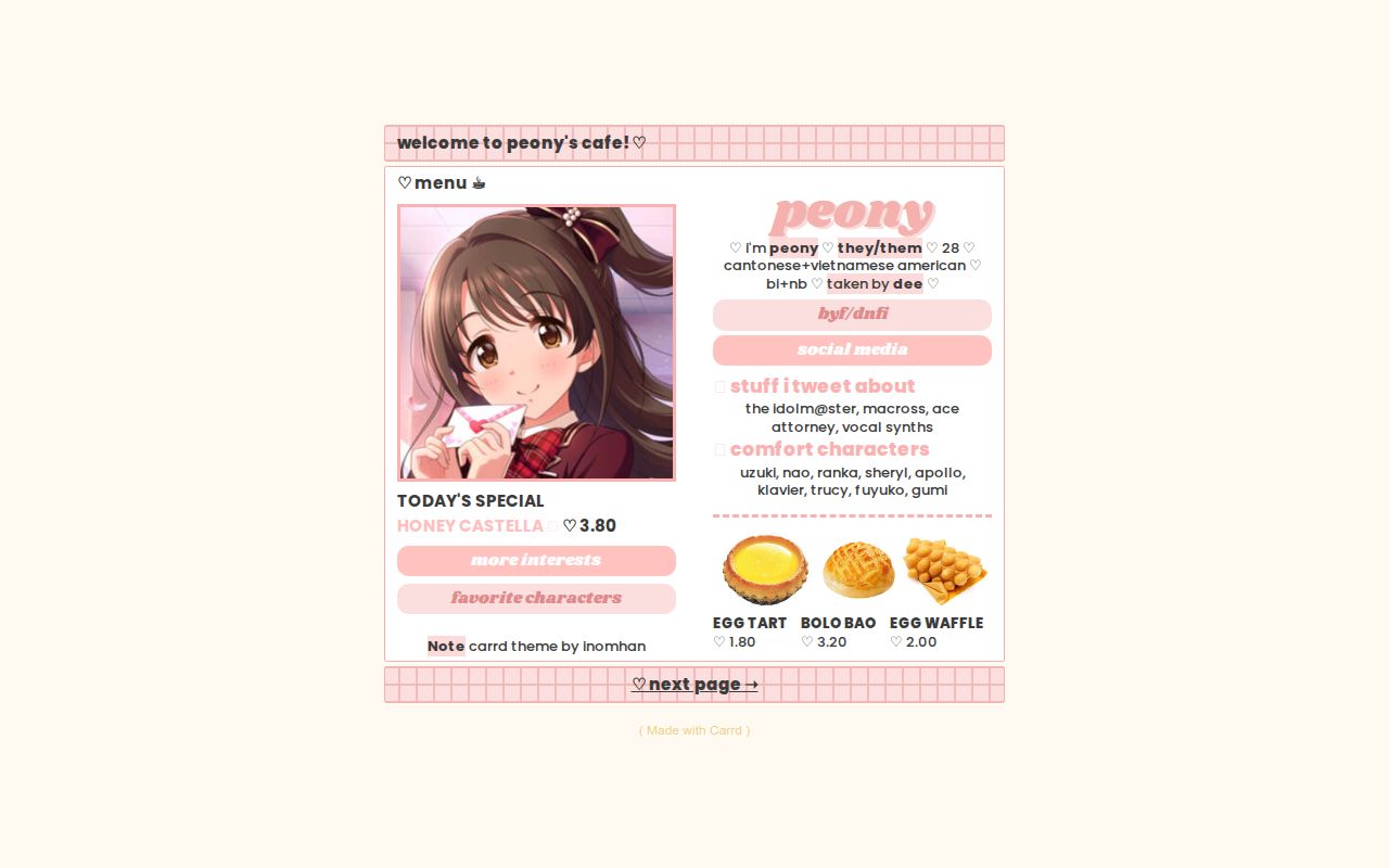 peony cafe